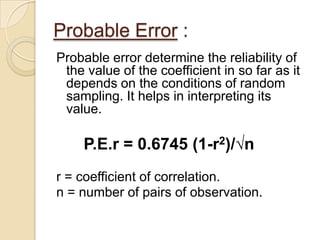 Correlation analysis | PPTX