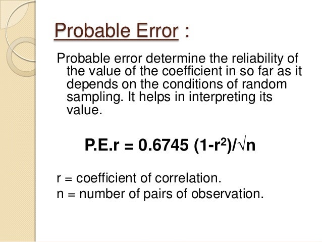 Correlation analysis