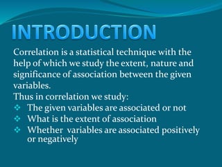 Correlation analysis | PPT