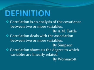 Correlation analysis | PPT