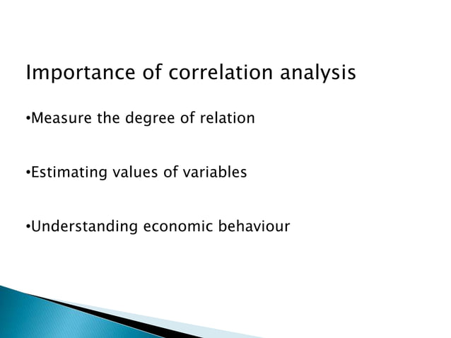 Correlation analysis ppt | PPT