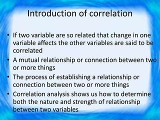 Correlation analysis | PPTX | Physics | Science