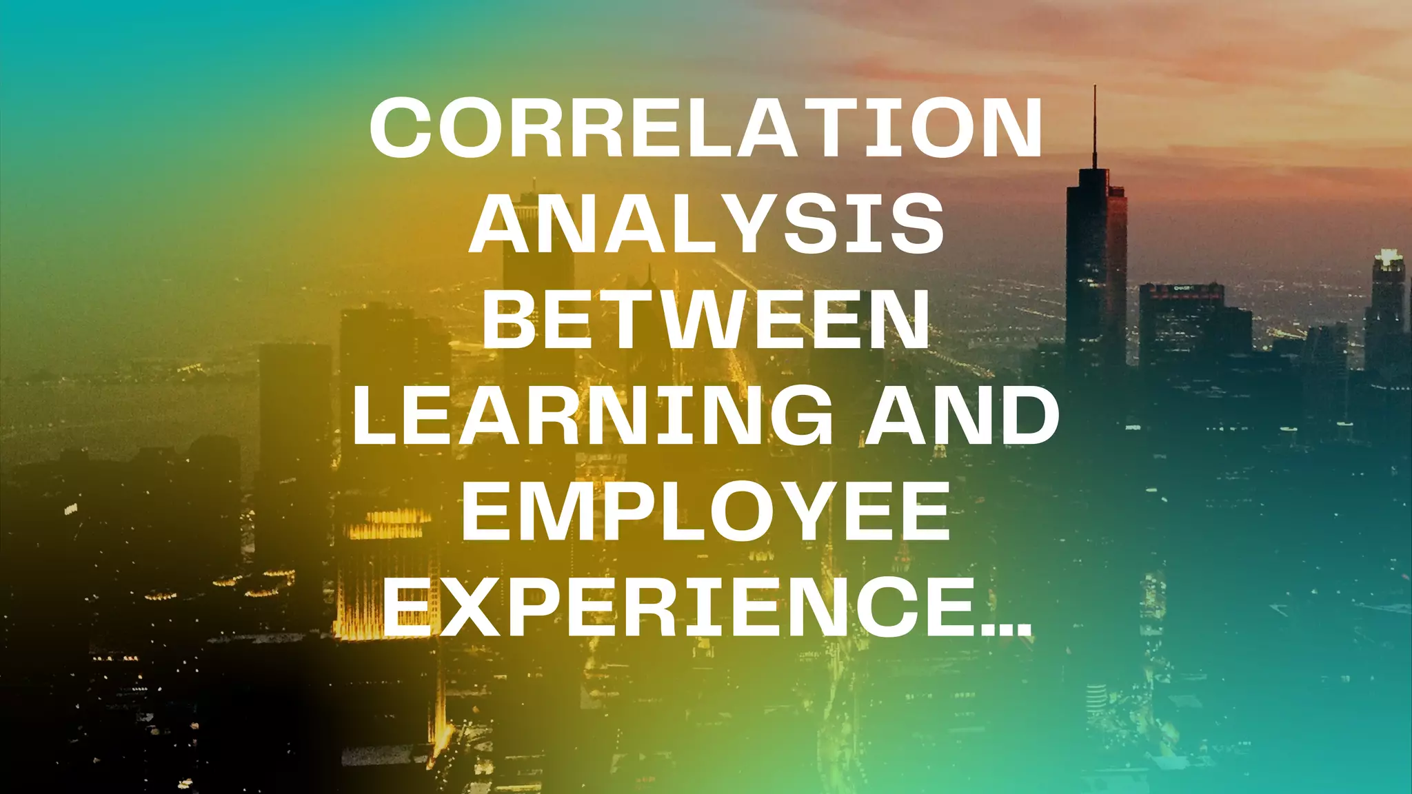 Correlation analysis | PPT