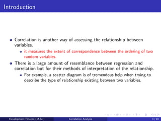 Correlation Analysis for MSc in Development Finance .pdf