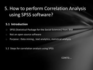Correlation analysis | PPT