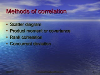 Correlation analysis ppt | PPT