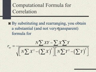 Correlation and Covariance very useful formulas | PPT