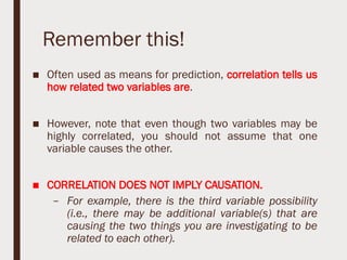 Correlation and Linear Regression .pptx