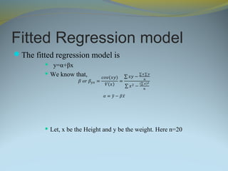 Correlation and regression | PPT