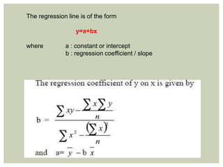 Correlation and regression | PPTX