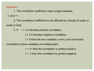Correlation and regression | PPTX