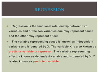 Correlation and regression | PPTX | Physics | Science