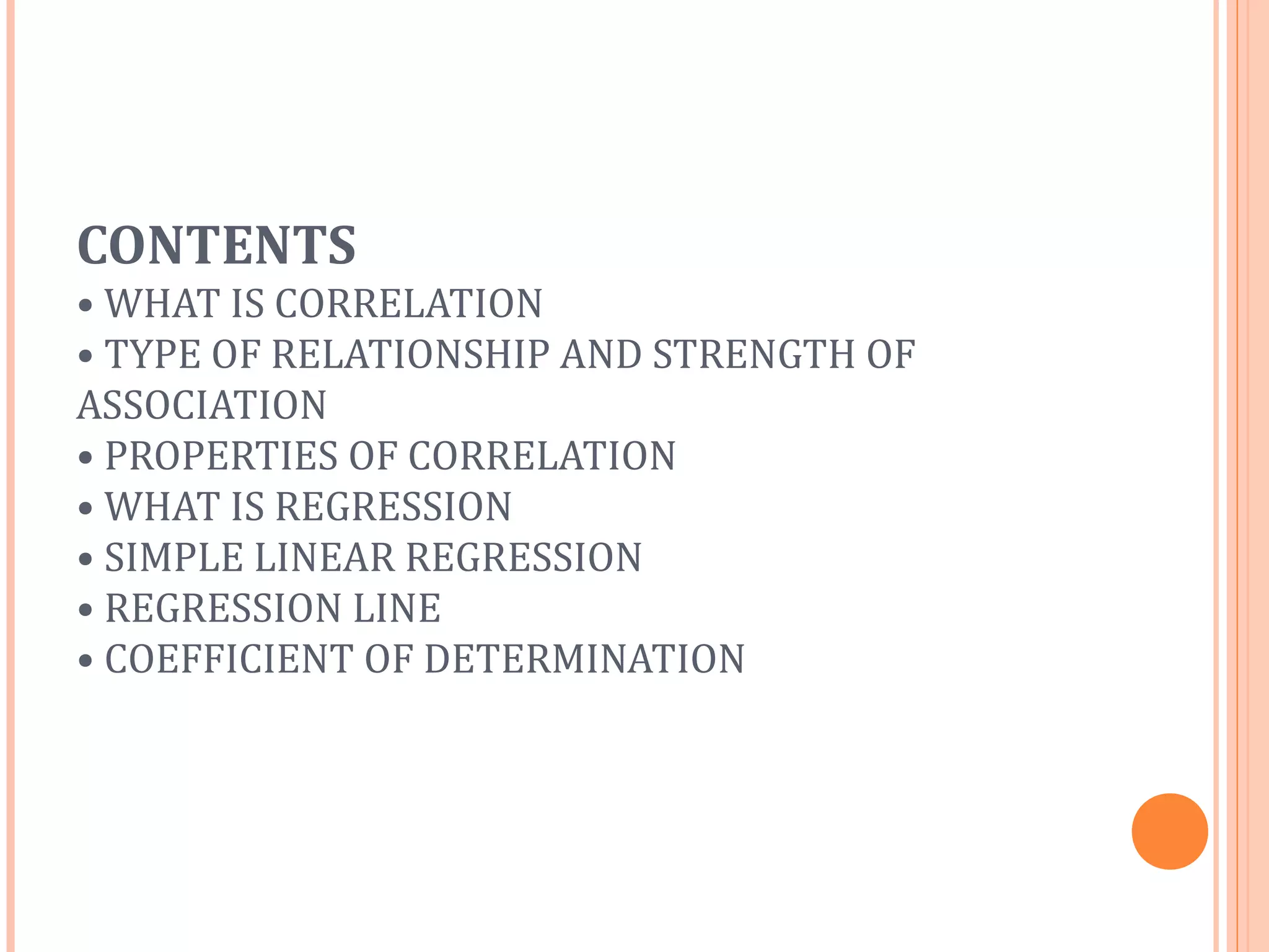 Correlation and regression | PPT | Physics | Science