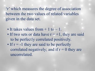 Correlation and regression | PPT