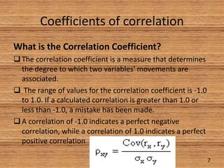 Correlation and regression | PPTX