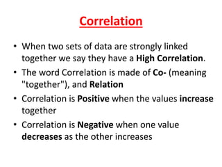 Correlation and regression | PPTX | Physics | Science