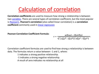 Correlation and regression | PPTX | Physics | Science