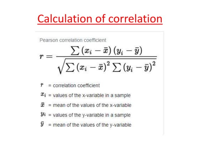 Correlation and regression | PPT