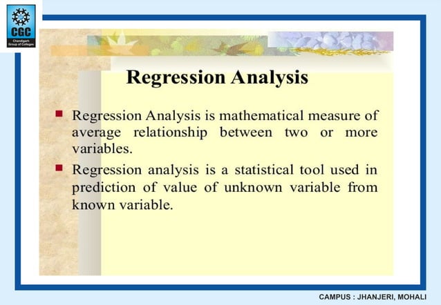 correlation and Regression, correlation and Regression | PPT
