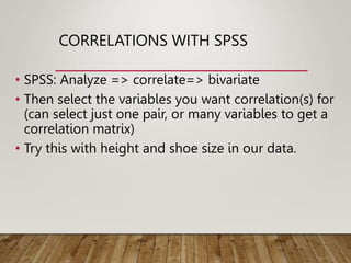 Correlation and Regression in SPSS.ppt
