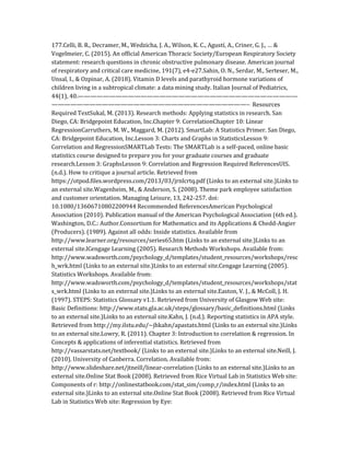 Correlation and Regression Study.docx