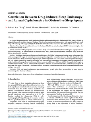 Correlation Between Drug-Induced Sleep Endoscopy and Lateral Ceph.pdf