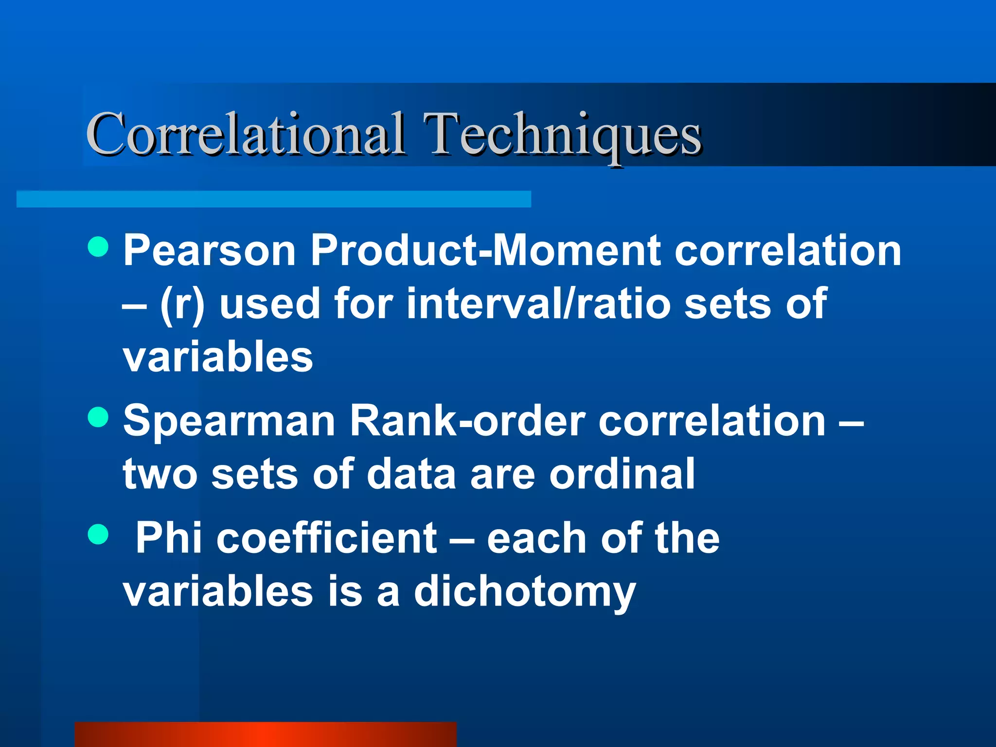 Correlation coefficient | PPT
