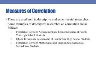 Measure of Relationship: Correlation Coefficient | PPTX