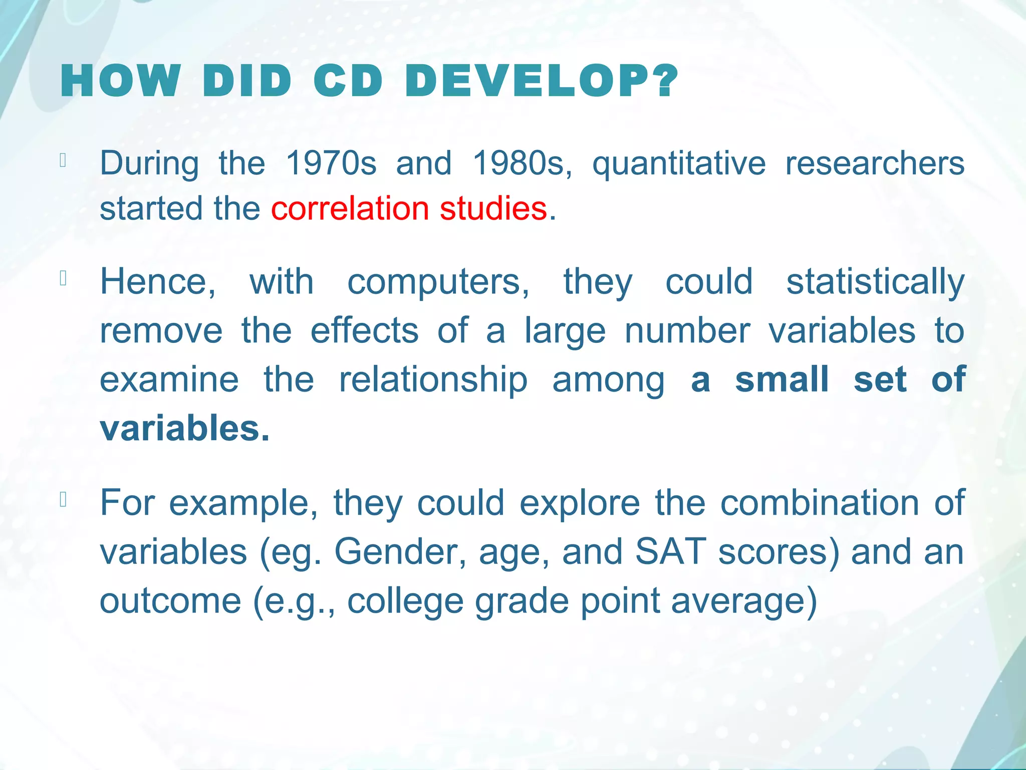 Correlation Research Design | PPT