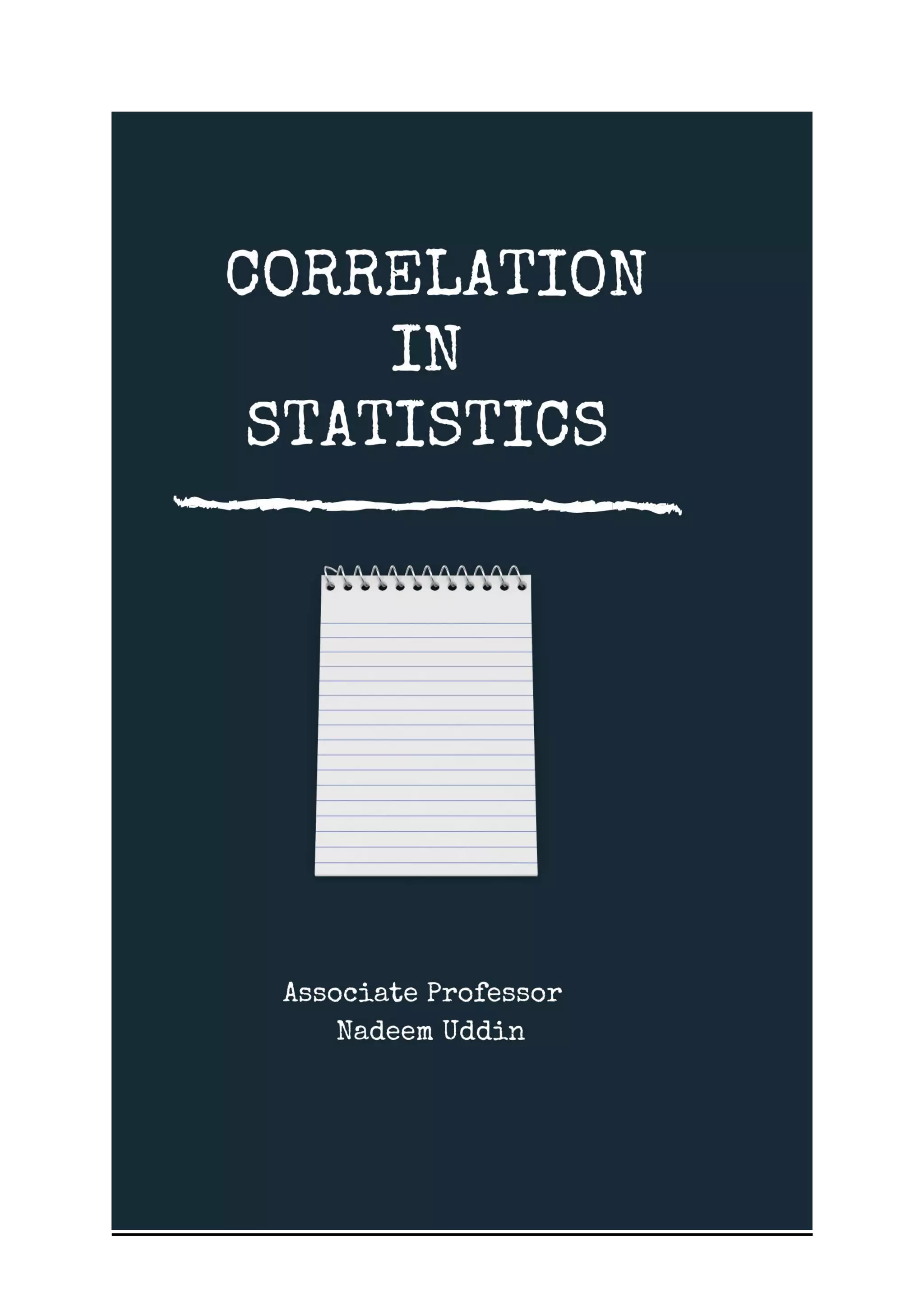 Correlation in statistics | PDF