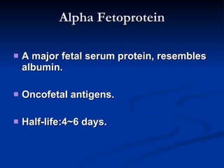 Correlation Of Alpha Fetoprotein & Lf Ts In Liver | PPT