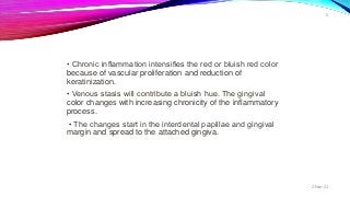 Correlation of clinical features of gingiva | PPTX
