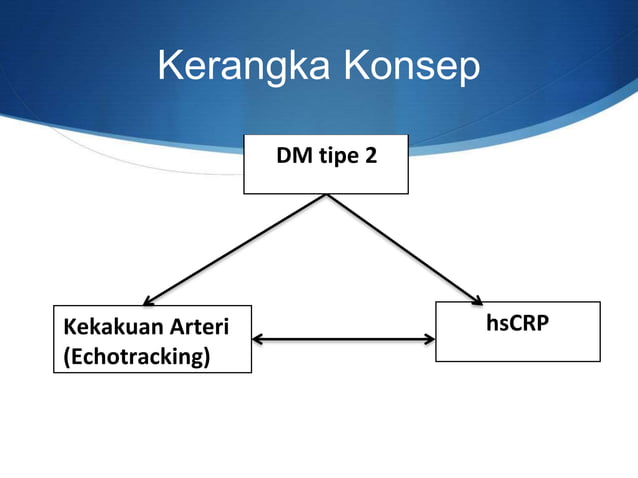 Correlation of hs crp and arterial stiffness in type 2 diabetic patients | PPTX