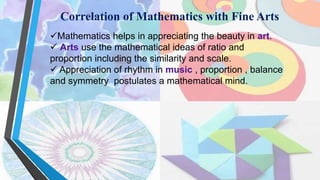 Correlation of maths | PPTX