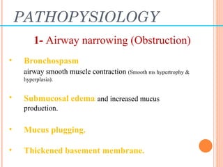 pathophysiology & immunity of asthma | PPT