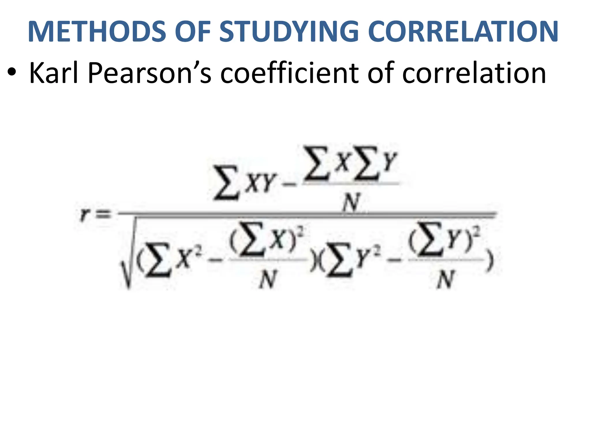 Correlation analysis types and methods ppt | PPTX