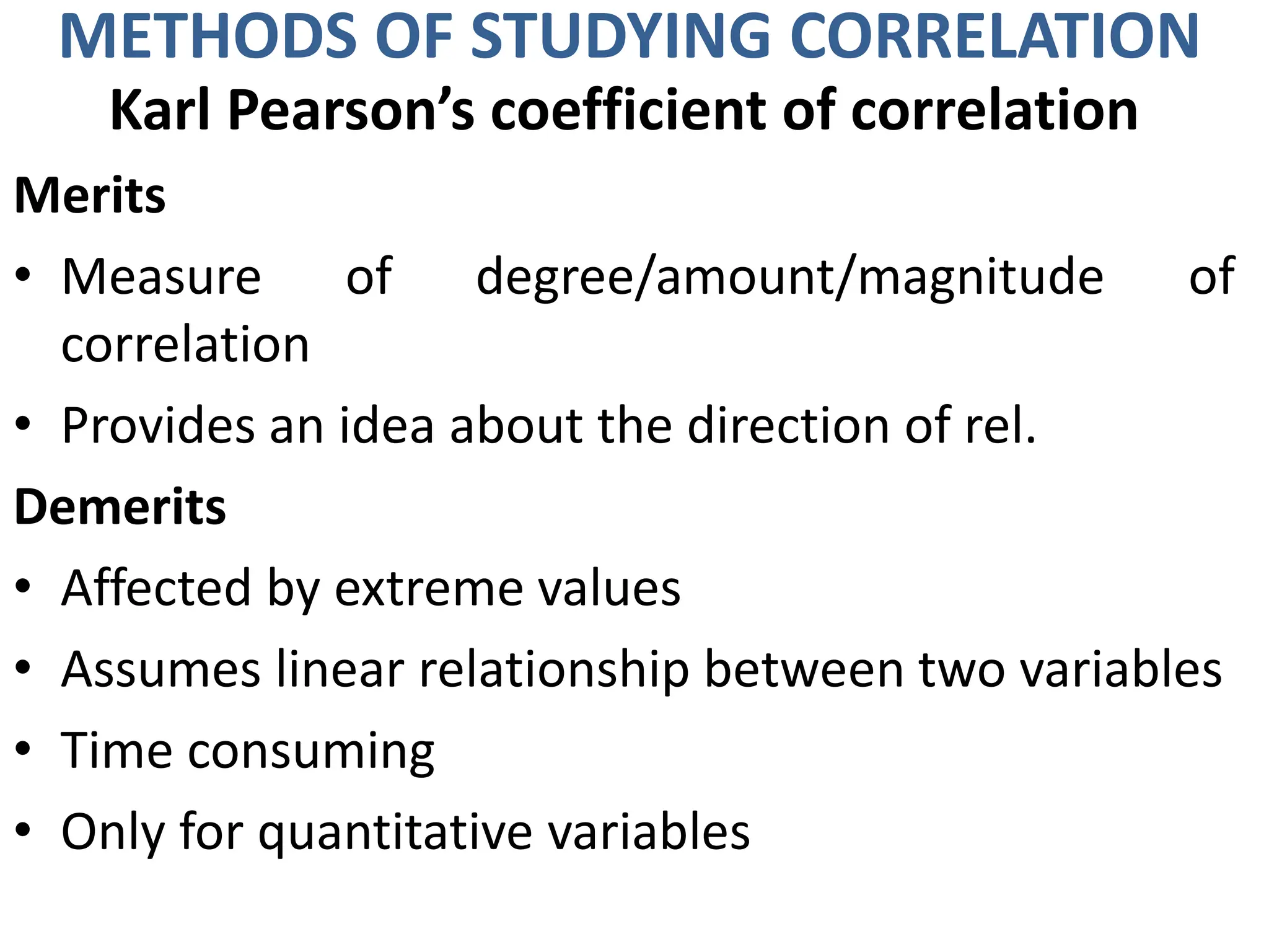 Correlation analysis types and methods ppt | PPTX