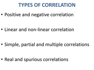 Correlation analysis types and methods ppt | PPTX
