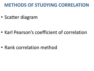 Correlation analysis types and methods ppt | PPTX