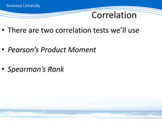 Correlation recap | PPTX | Physics | Science