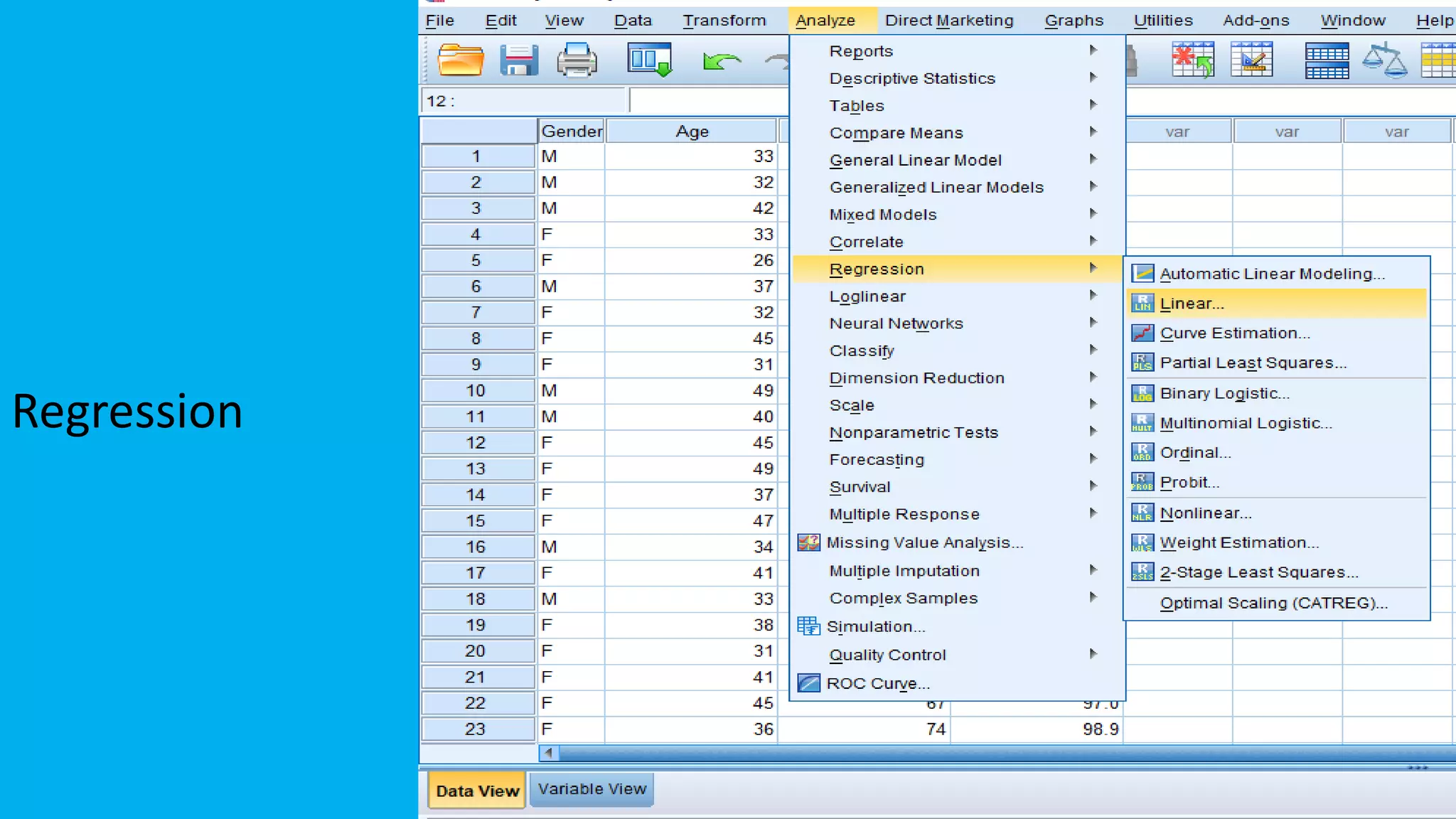 Correlation & Regression Analysis using SPSS | PPTX