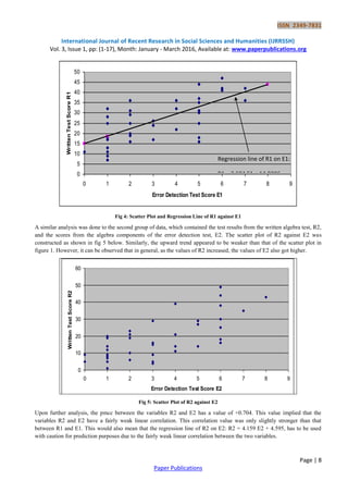 Correlations of Students’ Academic Achievement in Mathematics with Their Error-Detection ...