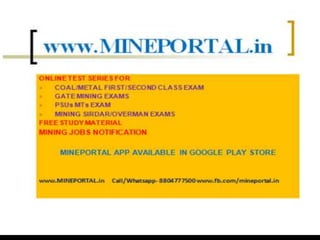 Correlation survey and depth measurement in underground metal mines | PPT