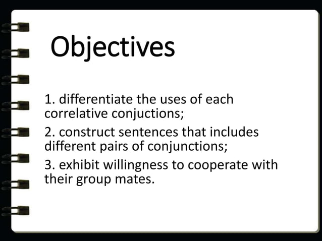 Correlative conjunction | PPTX