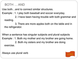 Correlative conjunctions | PPTX