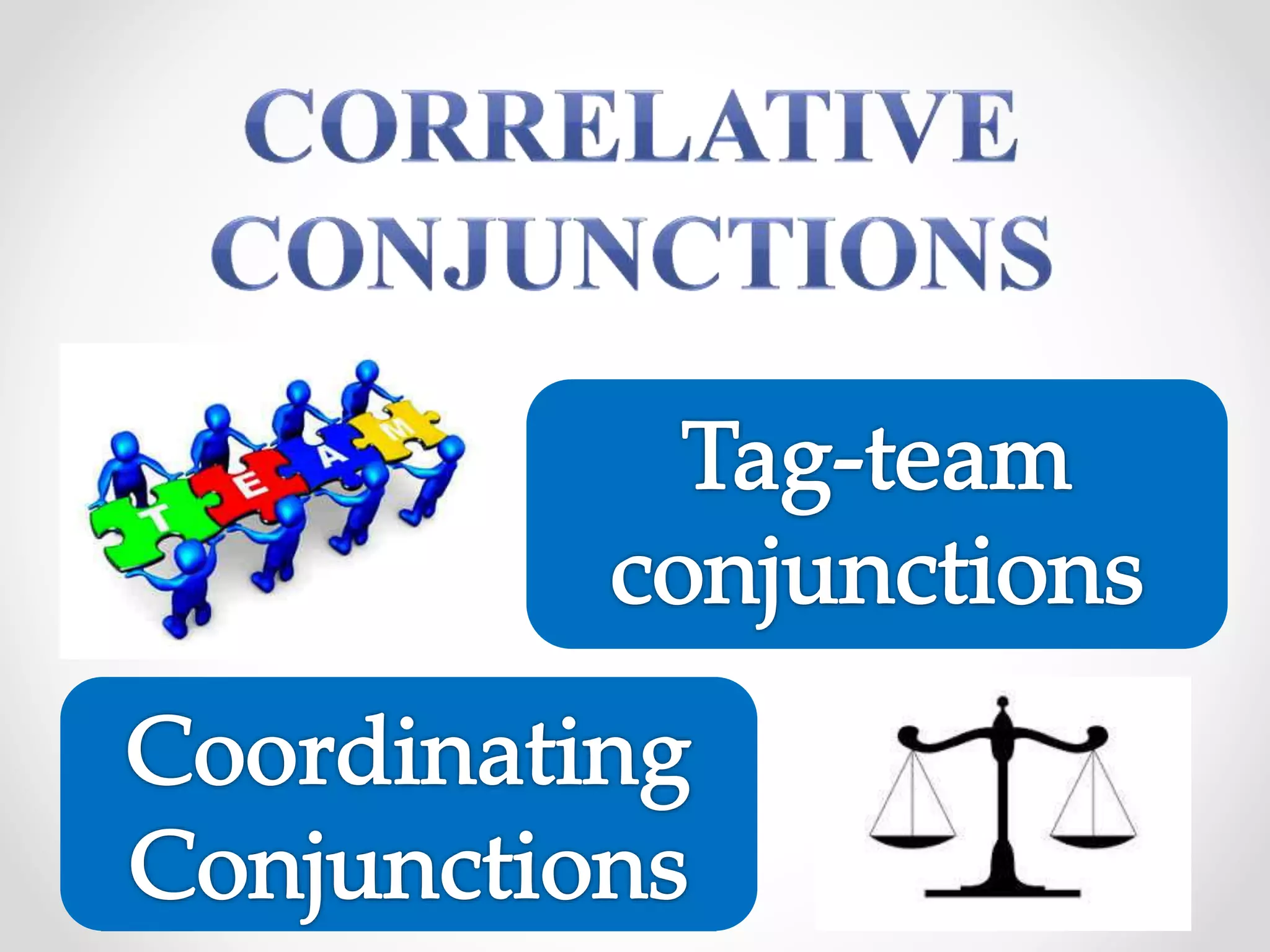 Correlative Conjunctions | PPTX