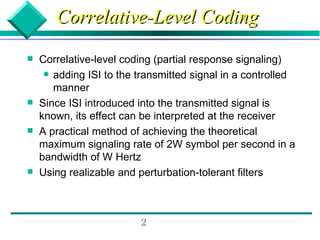 Correlative level coding | PPT