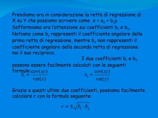 La correlazione lineare fra due variabili statistiche | PPT ...