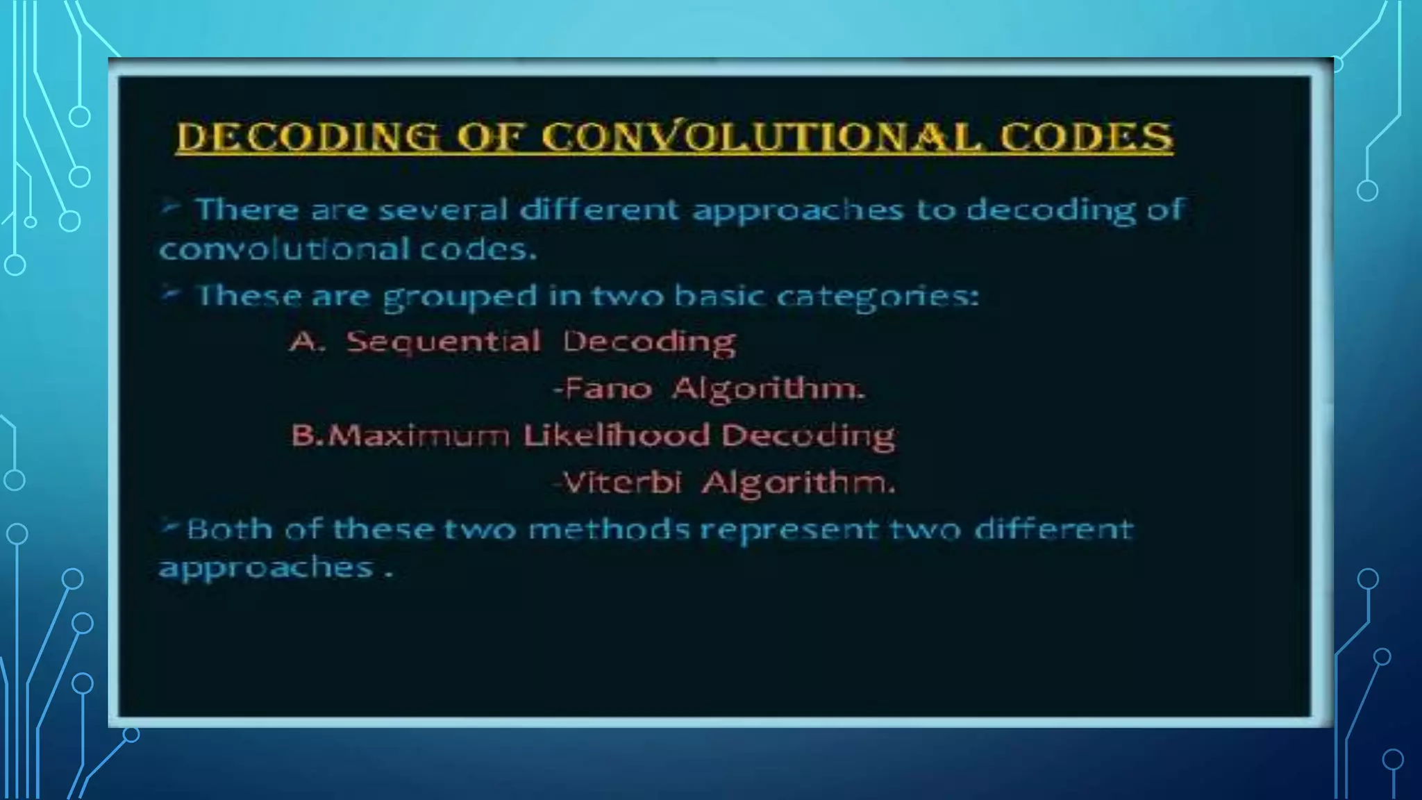 Correlation, convolutional, turbo and block code | PPTX | Programming Languages | Computing