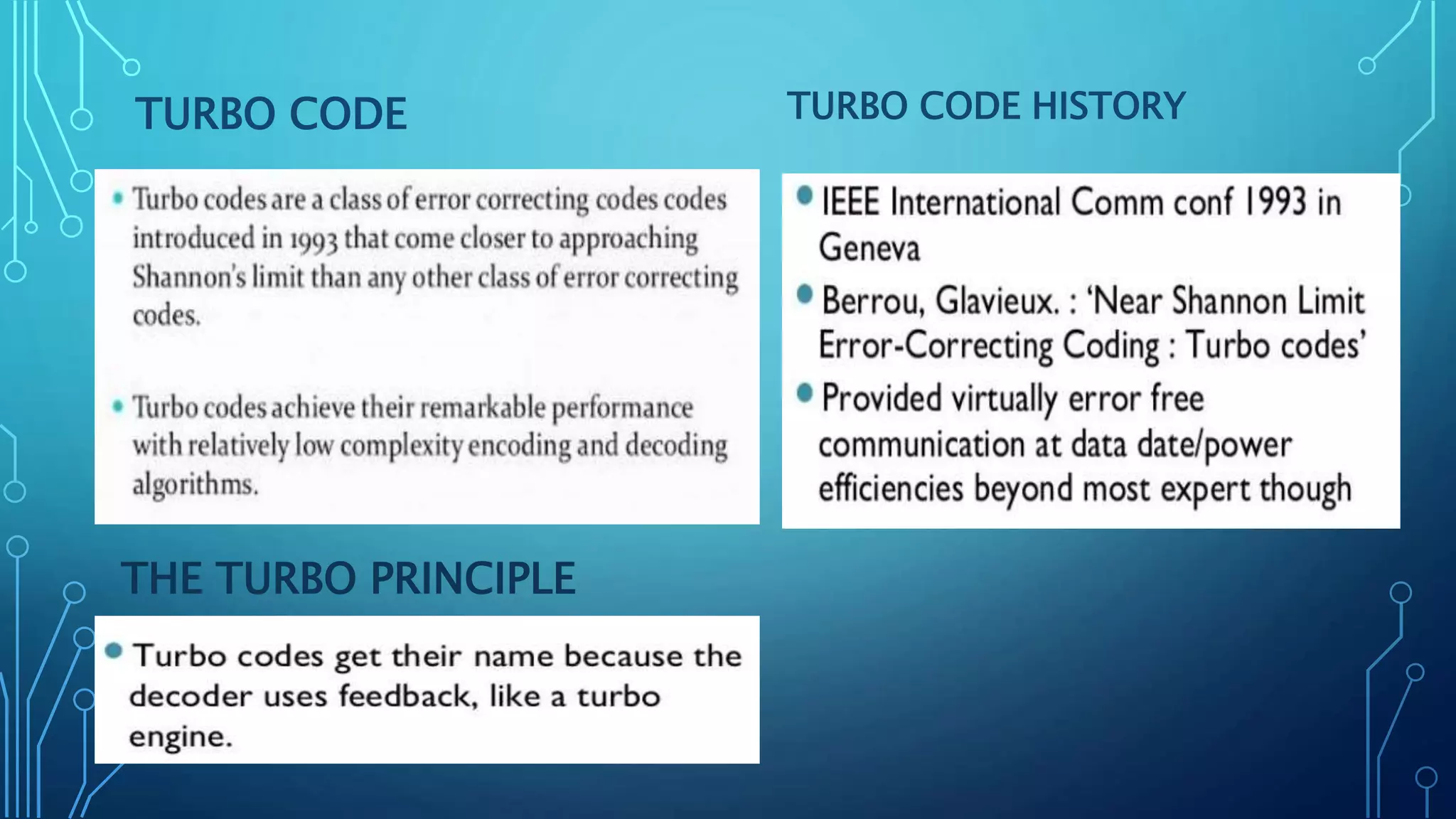 Correlation, convolutional, turbo and block code | PPTX | Programming Languages | Computing